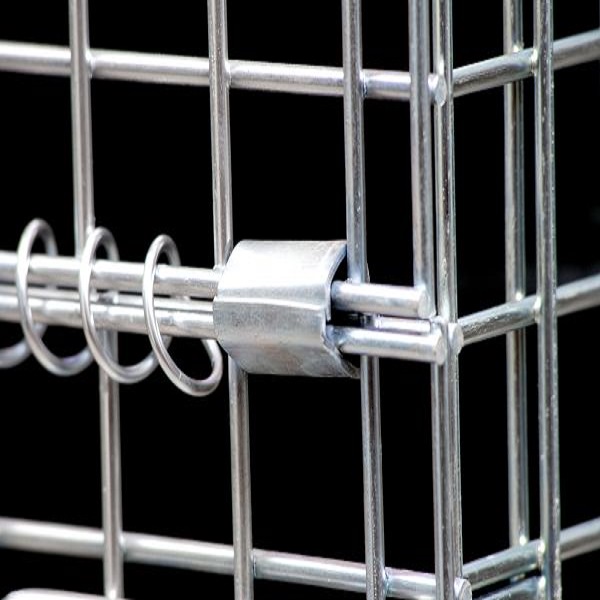 Mobile Steel Mesh Containers Stillage Collapsible Metal Mesh Containers